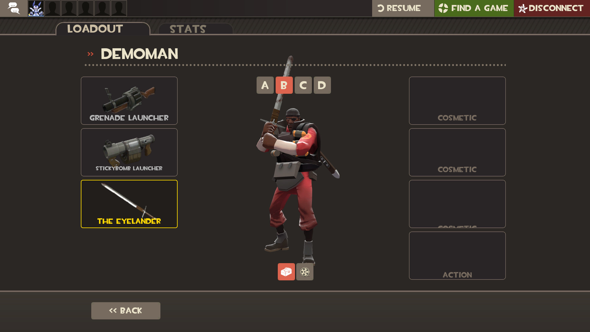 Eyelander Sheath on Player Model Mod for Team Fortress 2 | TF2 Mods