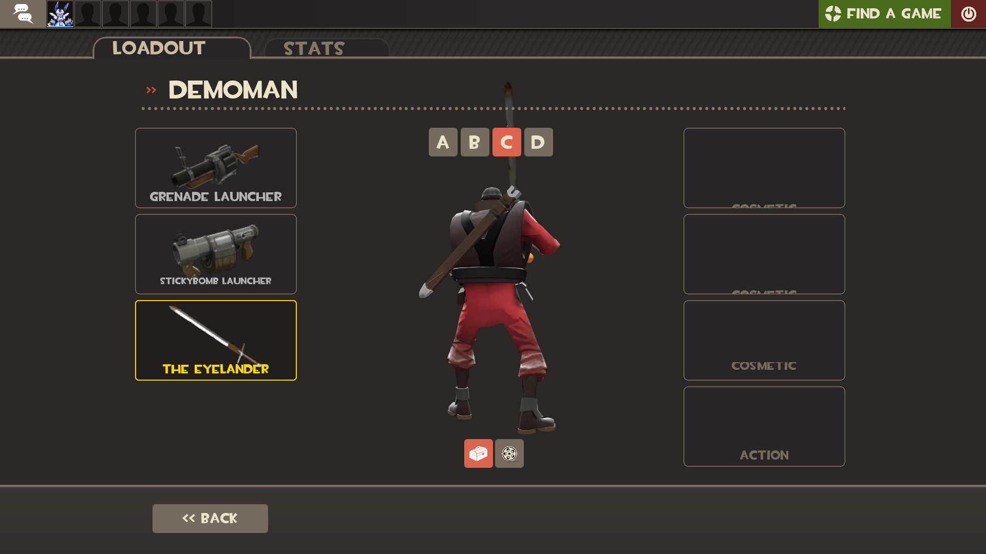 Eyelander Sheath on Player Model Mod for Team Fortress 2 | TF2 Mods