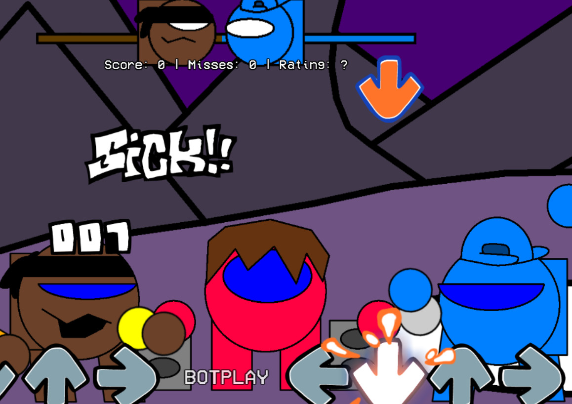 Vs. Impostor Simple Style RESHAPED Mod for Friday Night Funkin' | FNF Mods