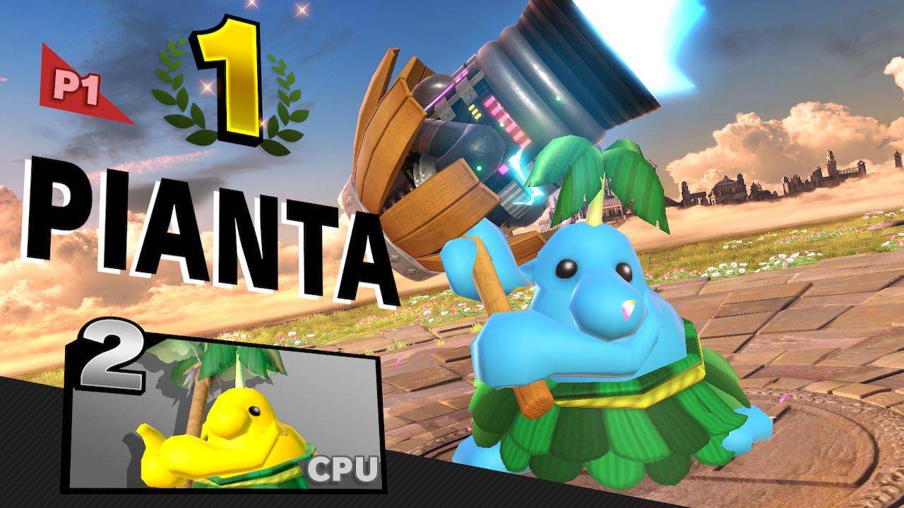 Yellow Pianta Recolor (King Dedede) Mod for Super Smash Bros. Ultimate ...