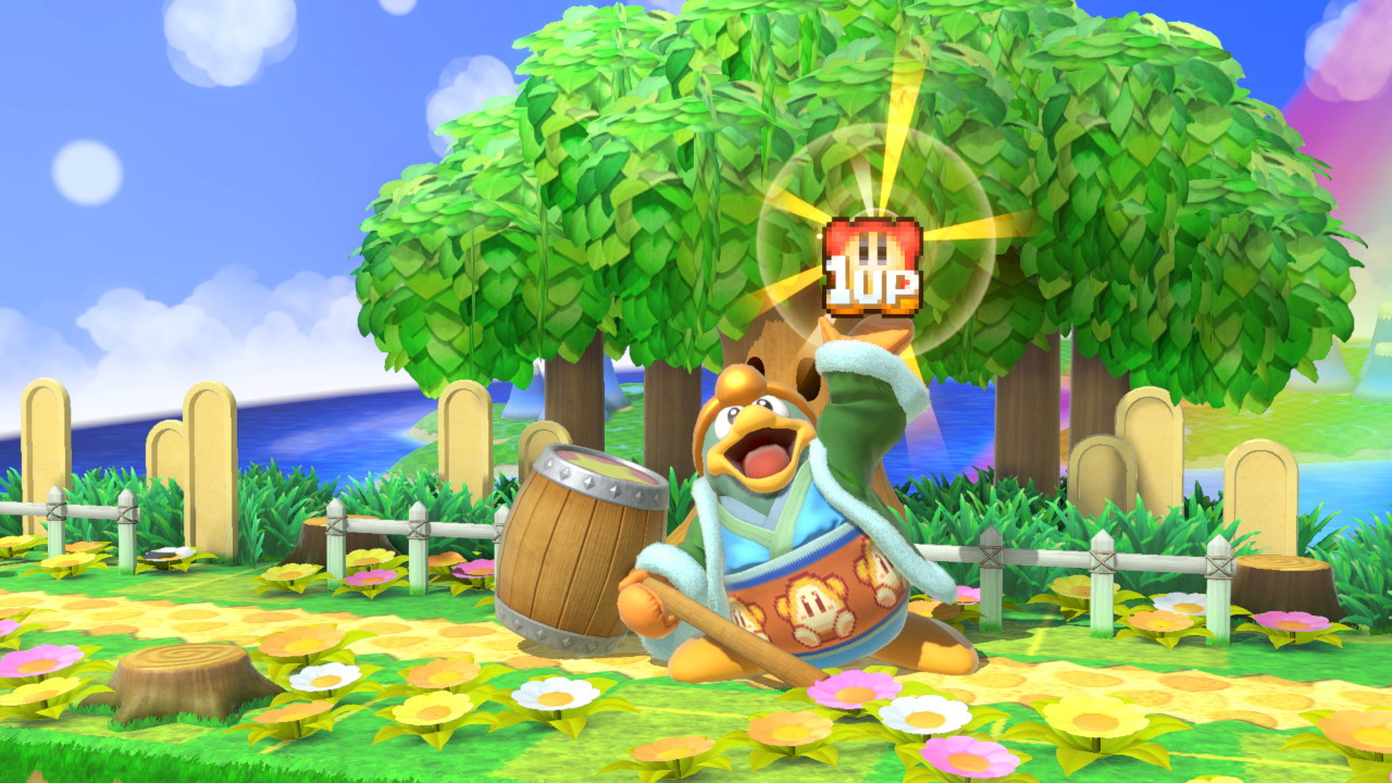 Kirby and Friends 1up Icons Special Flag Mod for Super Smash Bros ...