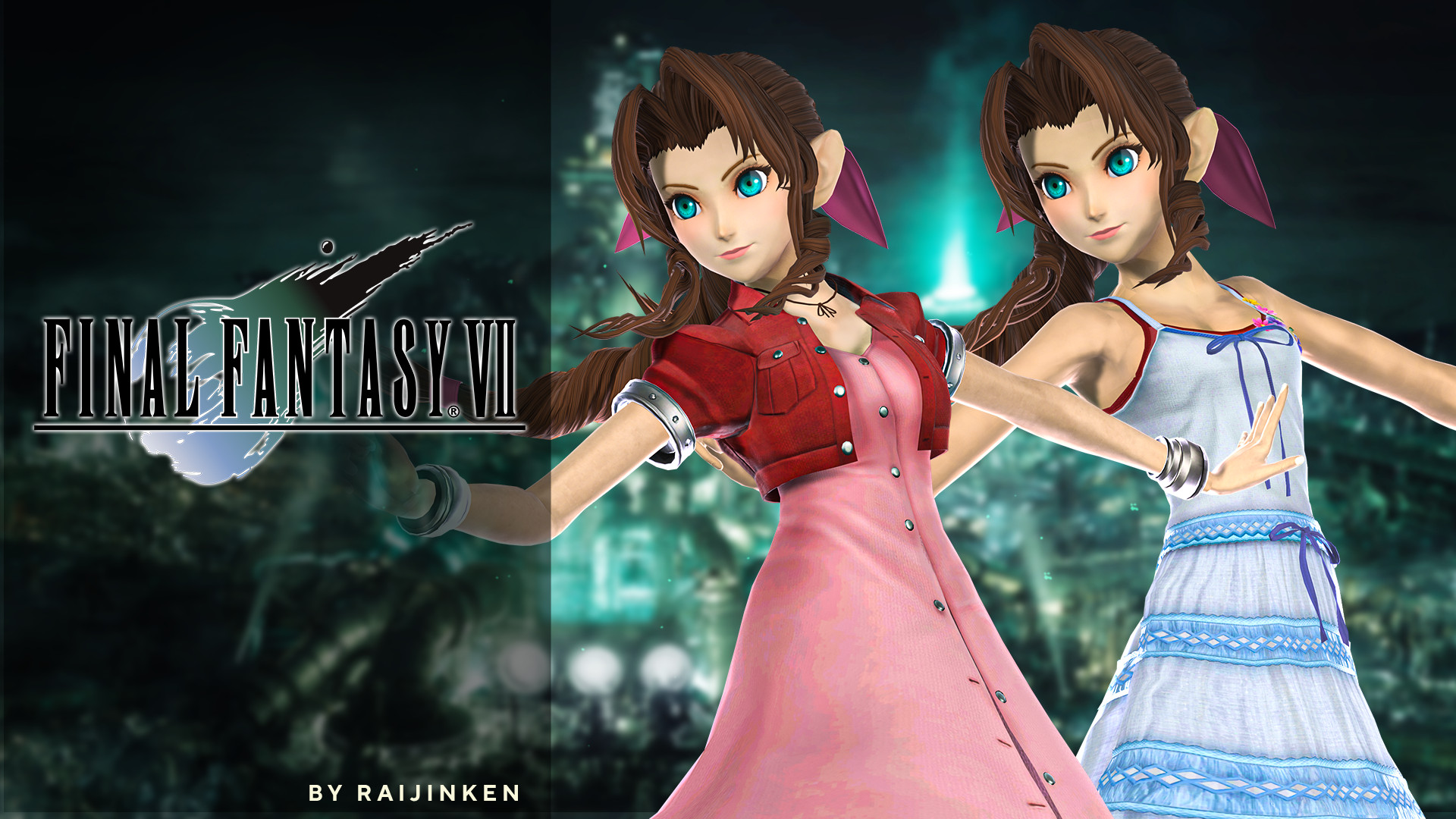 Aerith Gainsborough (Final Fantasy VII) Mod for Super Smash Bros ...