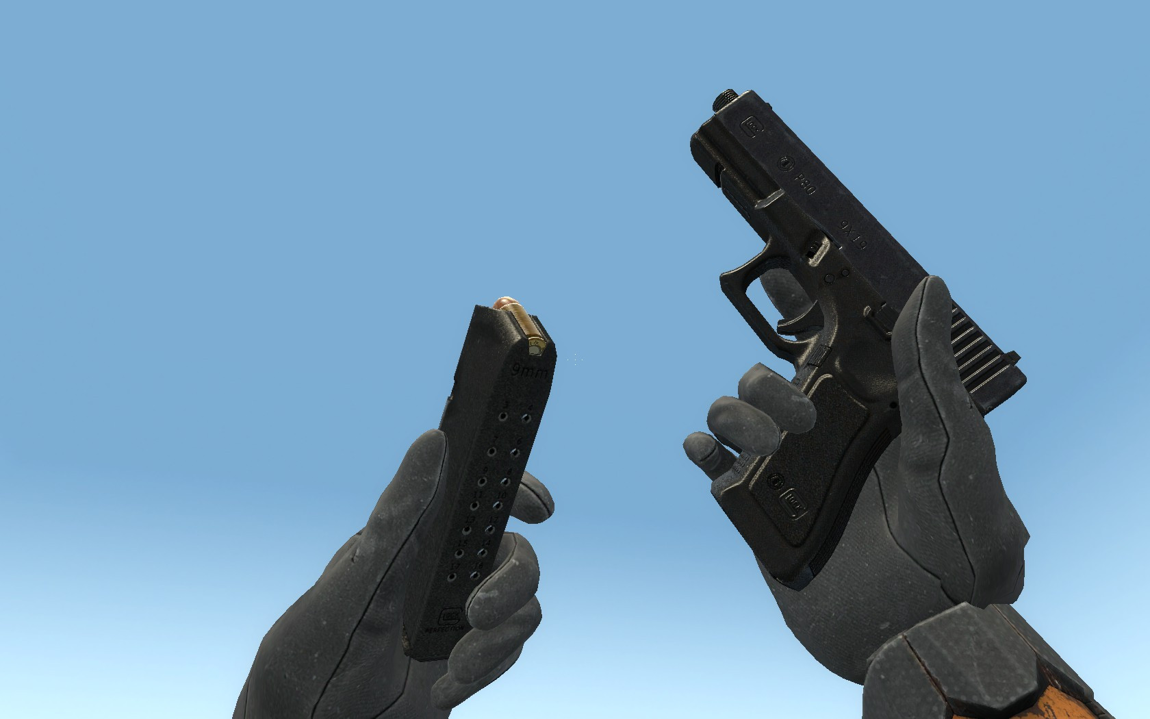 MW2022 - Thanez's Glock P80 with Fewes Hands Mod for Half-Life 2 | HL2 Mods