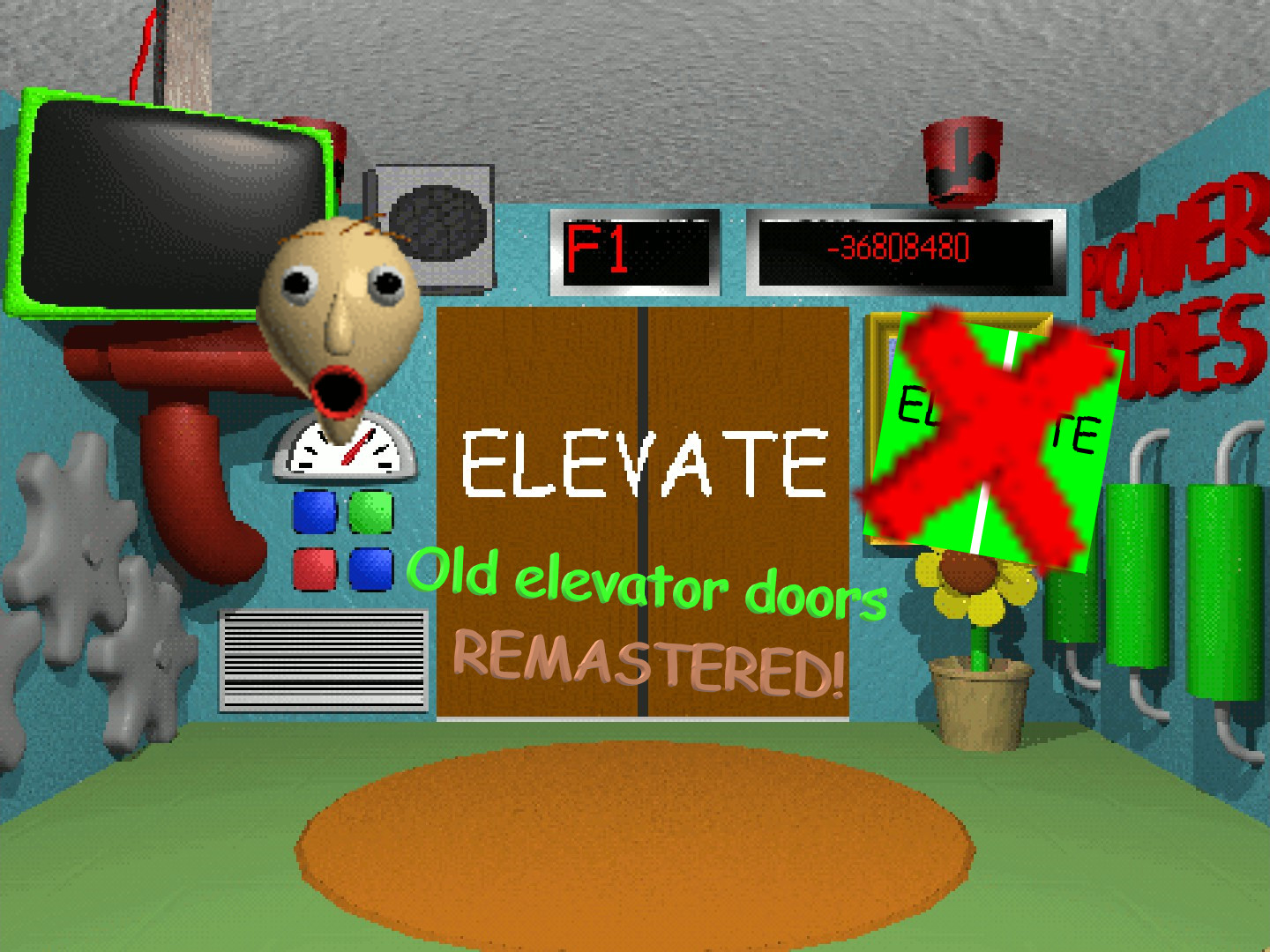 (0.6+) Old elevator doors REMASTERED Mod for Baldi's Basics | Baldi Mods