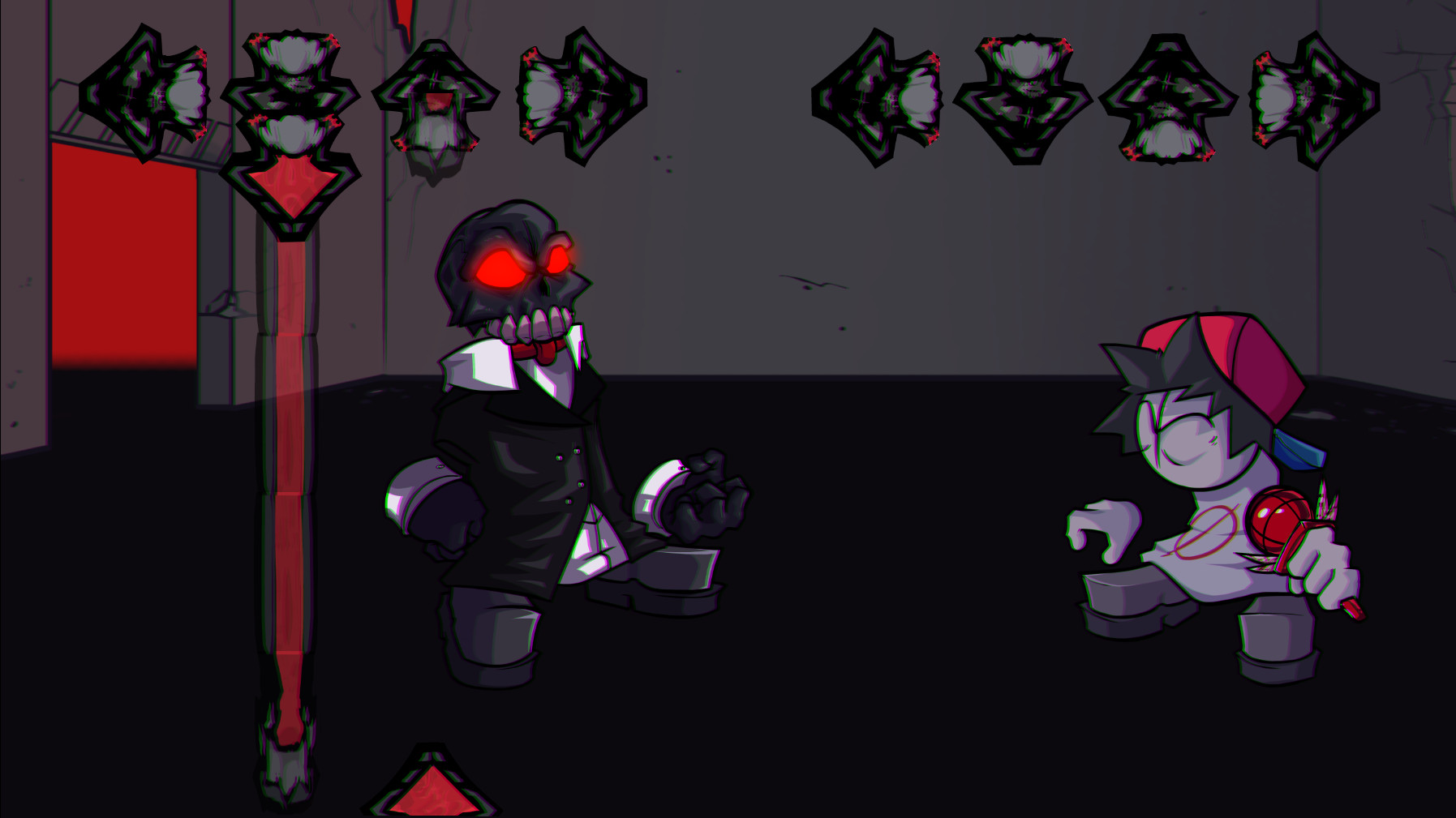 [SENSITIVE CONTENT] FNF: Gruntvict Red Eyes (Cancelled Build) Mod for ...