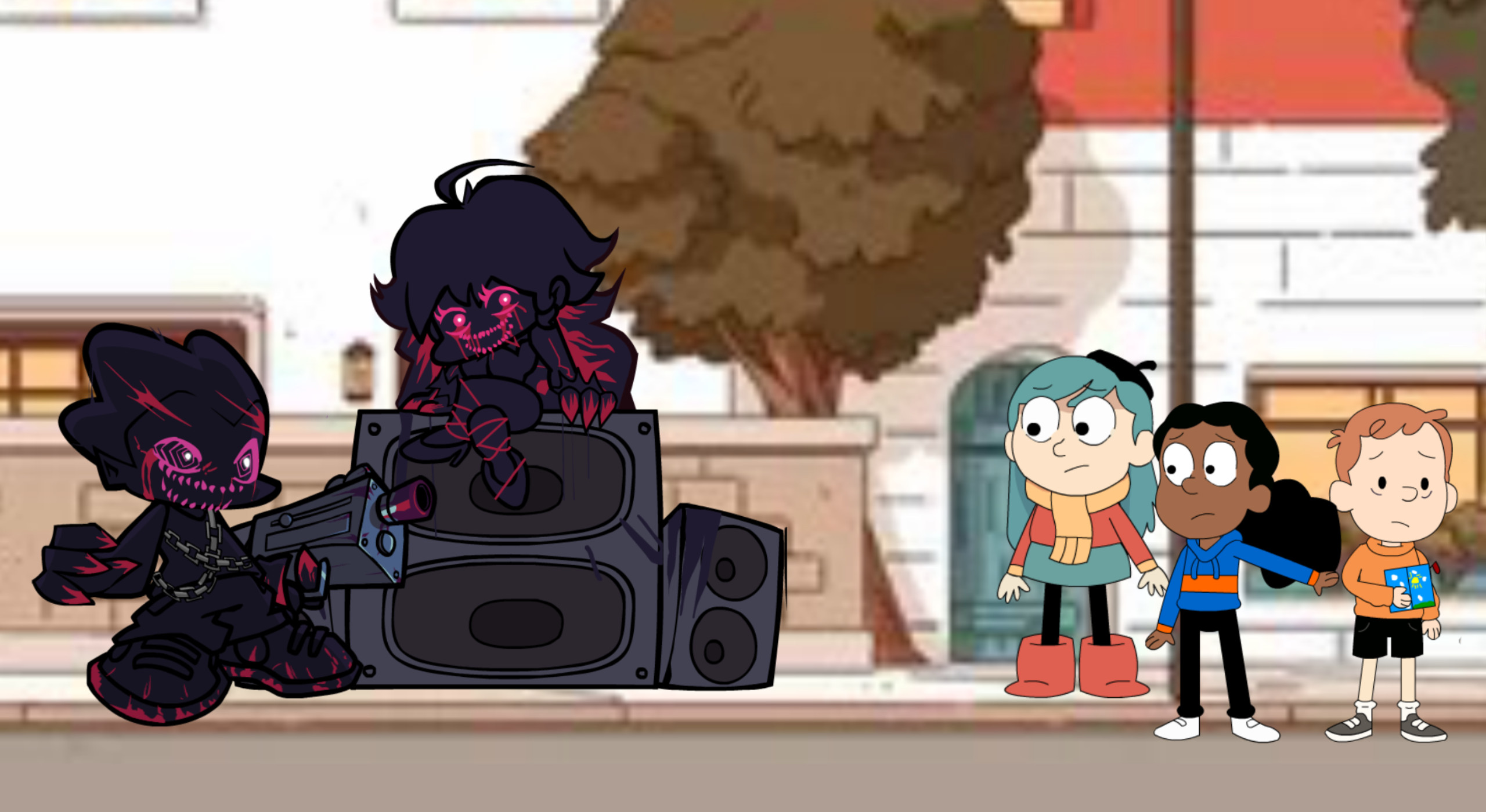 FNF CORRUPTION VS HILDA (UPDATE) Mod for Friday Night Funkin' | FNF Mods