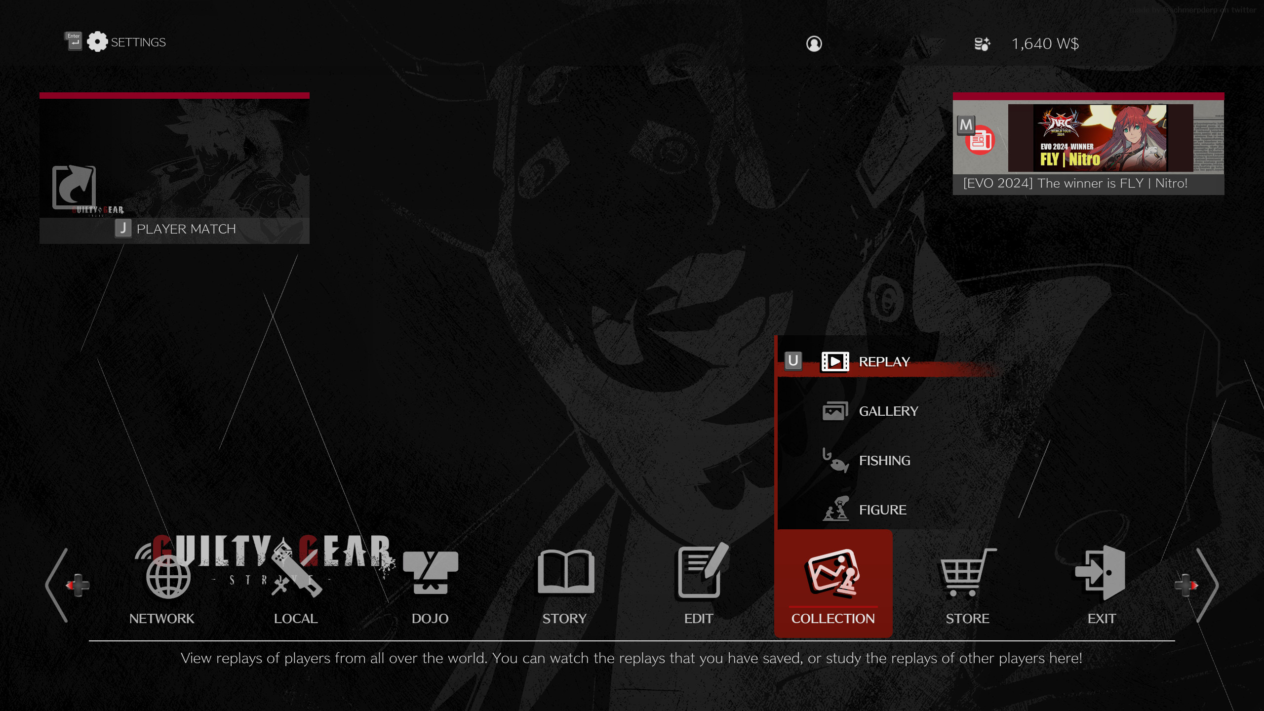 Chalk Main Menu Mod for GUILTY GEAR -STRIVE- | GGST Mods