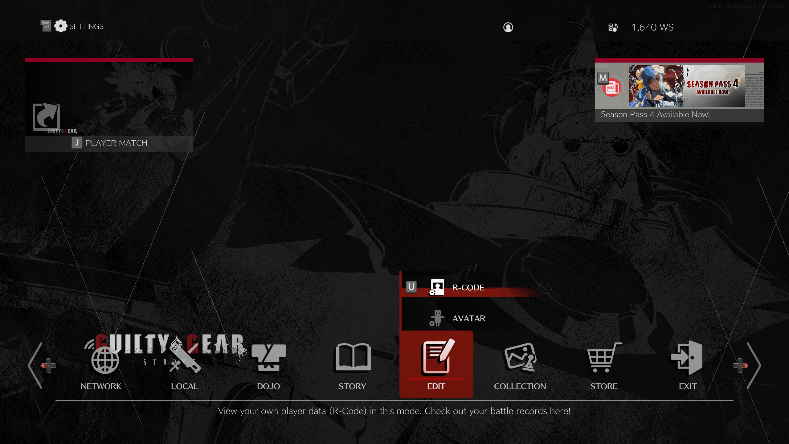 Chalk Main Menu Mod for GUILTY GEAR -STRIVE- | GGST Mods