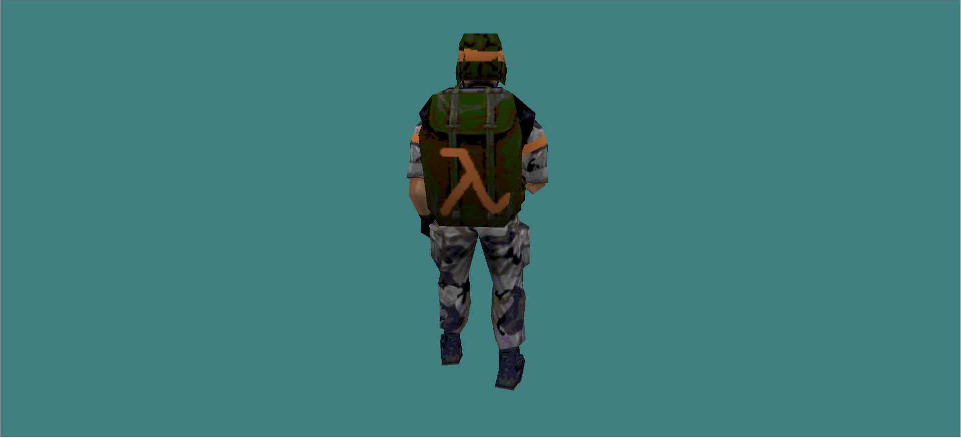 Shephard with Lambda logo Mod for Half-Life: Opposing Force | HL:OF Mods