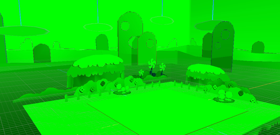 The Green Screen Battle map Mod for Paper Mario: Sticker Star | PMSS Mods