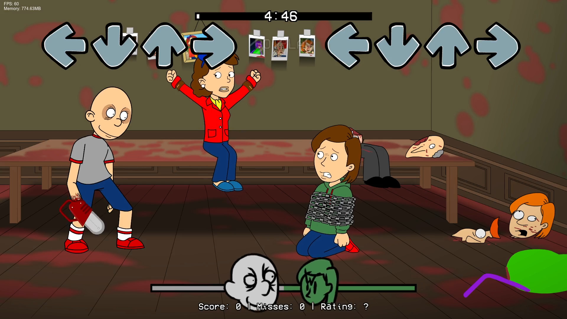 SHUCK Classic Calliou Cover Mod for Friday Night Funkin' | FNF Mods