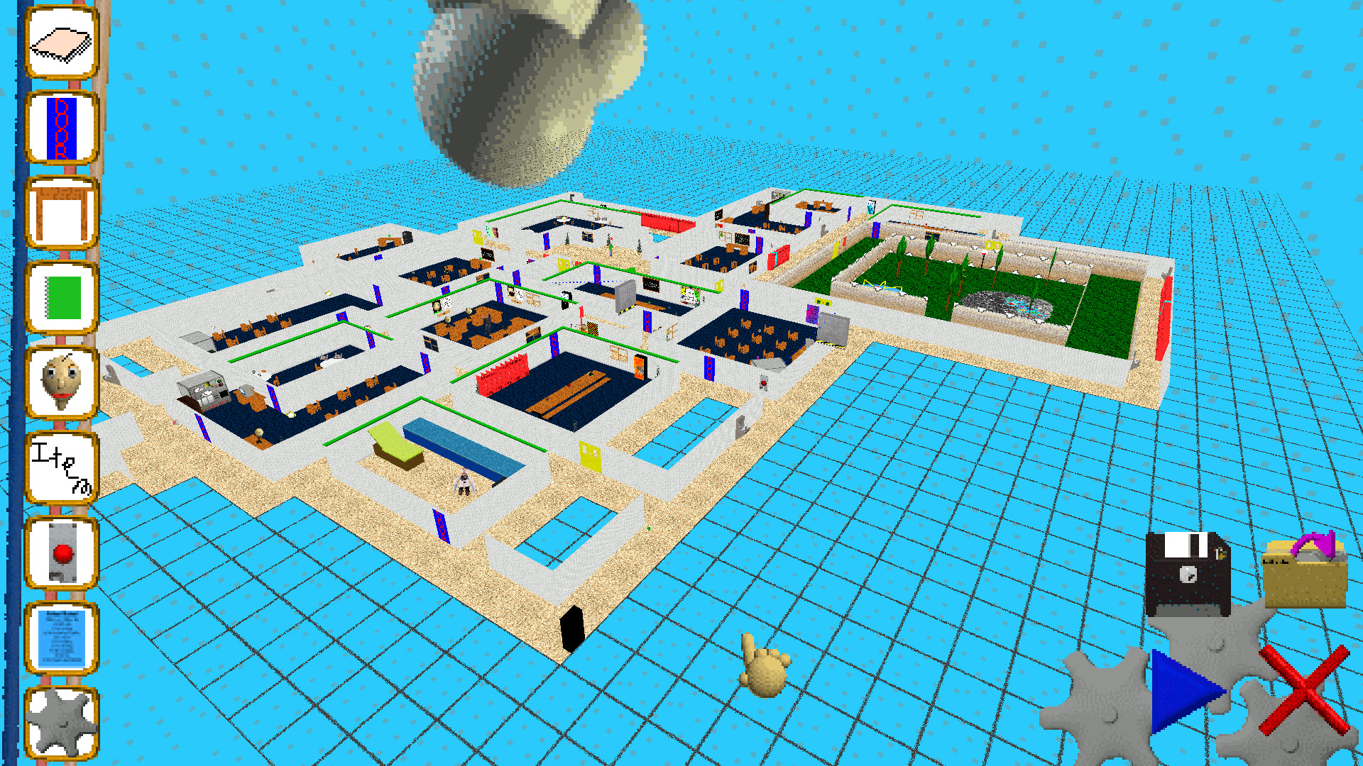 My Custom BB+ Levels Mod for Baldi's Basics | Baldi Mods