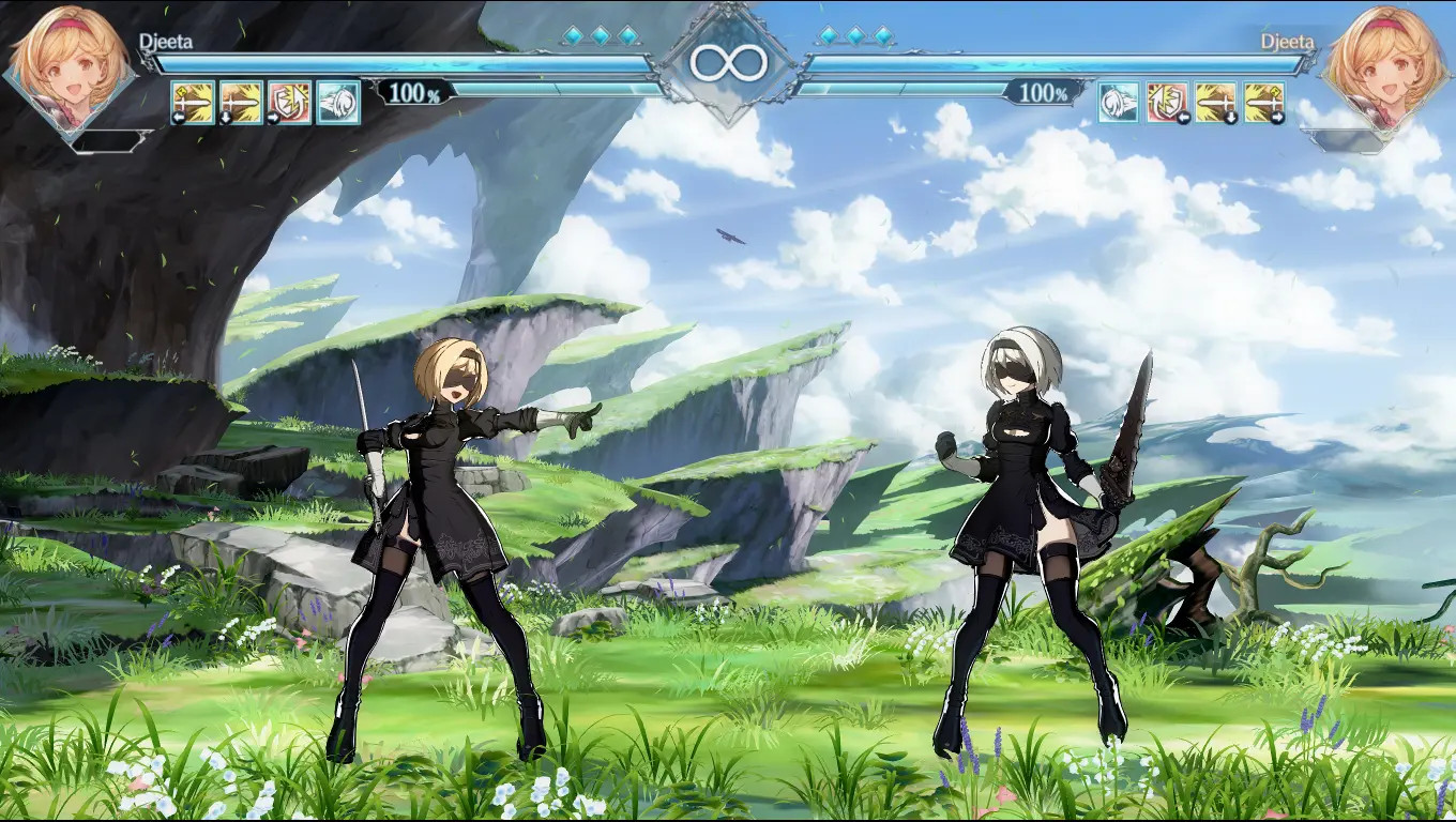 Djeeta 2B Mod for Granblue Fantasy Versus: Rising | GB Rising Mods