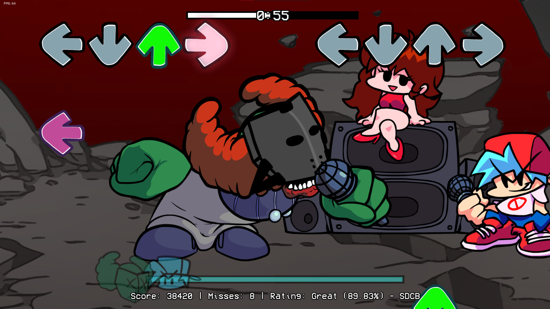 Fnf Vs Tricky V2 RECHARTED From Me Mod for Friday Night Funkin' | FNF Mods