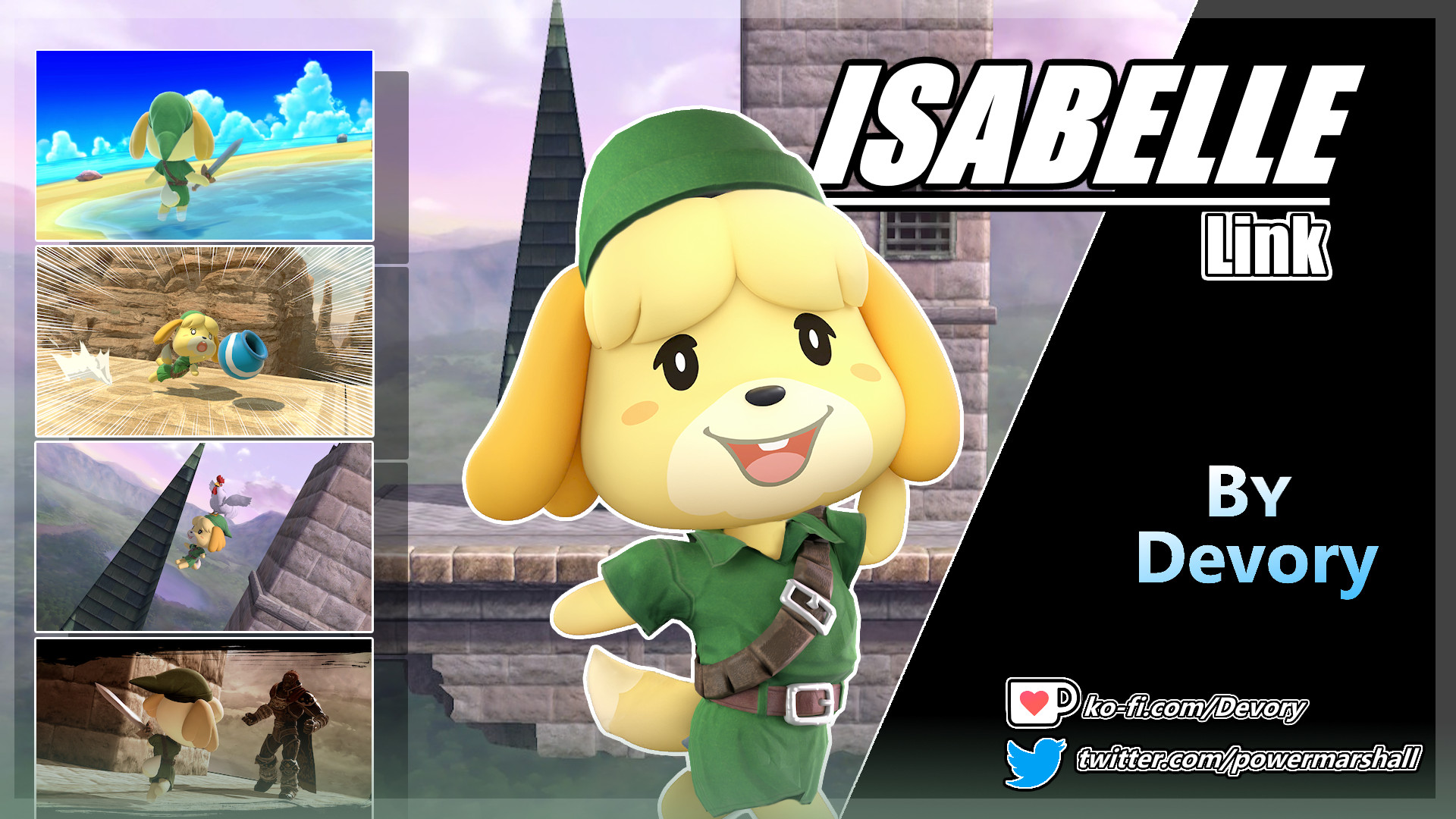 Link Isabelle Mod for Super Smash Bros. Ultimate | SSBU Mods