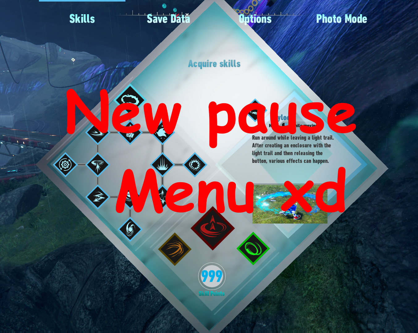 Reimagined Pause Menu Mod for Sonic Frontiers | Frontiers Mods