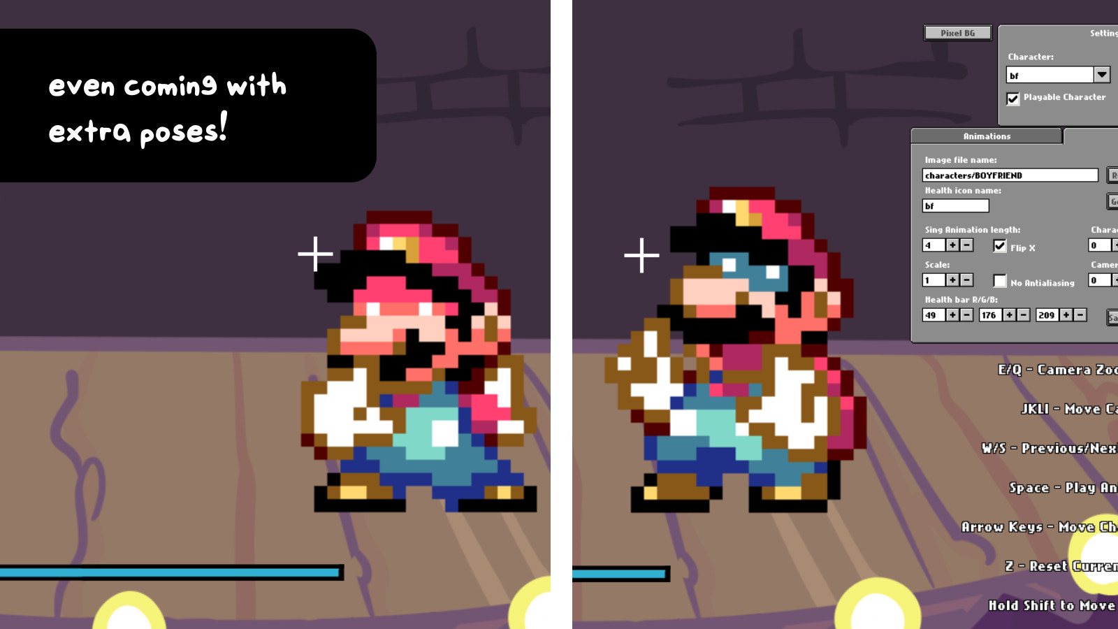 SMW Mario as BF - 2024 REMASTER Mod for Friday Night Funkin' | FNF Mods