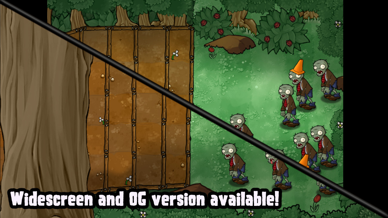 Forest Styled Roof BG Mod for Plants vs. Zombies | PVZ Mods