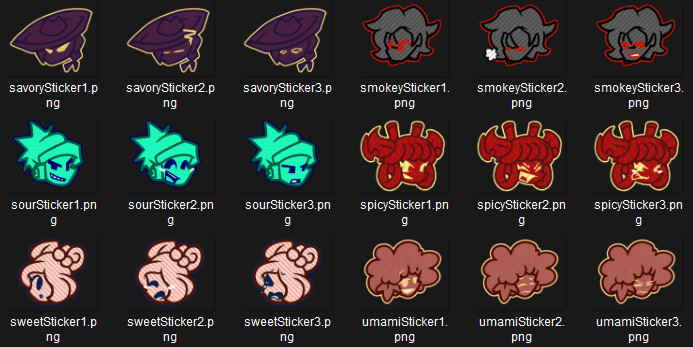 Flavor Rave Sticker Transition Mod for Friday Night Funkin' | FNF Mods