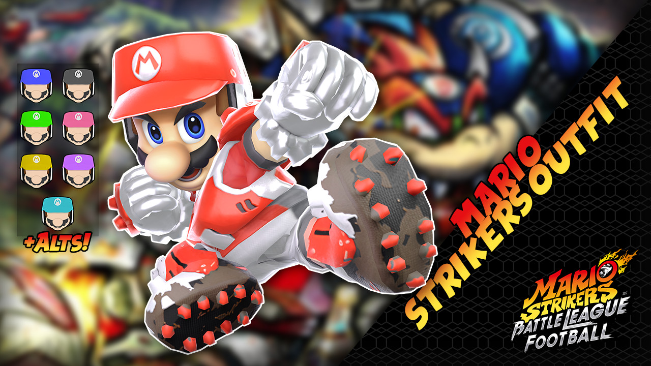 Cannon Gearset Mario - Mario Strikers BL Mod for Super Smash Bros ...