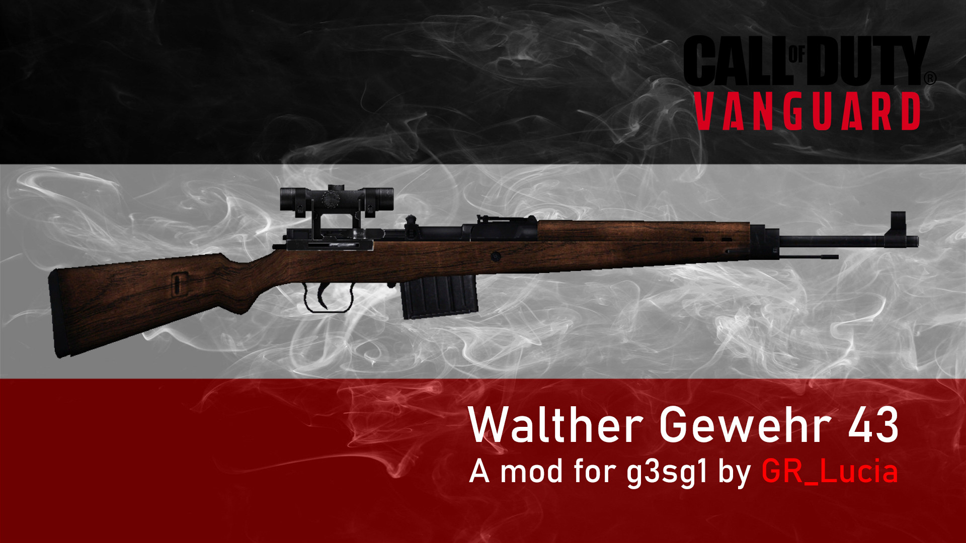 Walther Gewehr 43 with Scope on COD18 Animation Mod for Counter-Strike ...