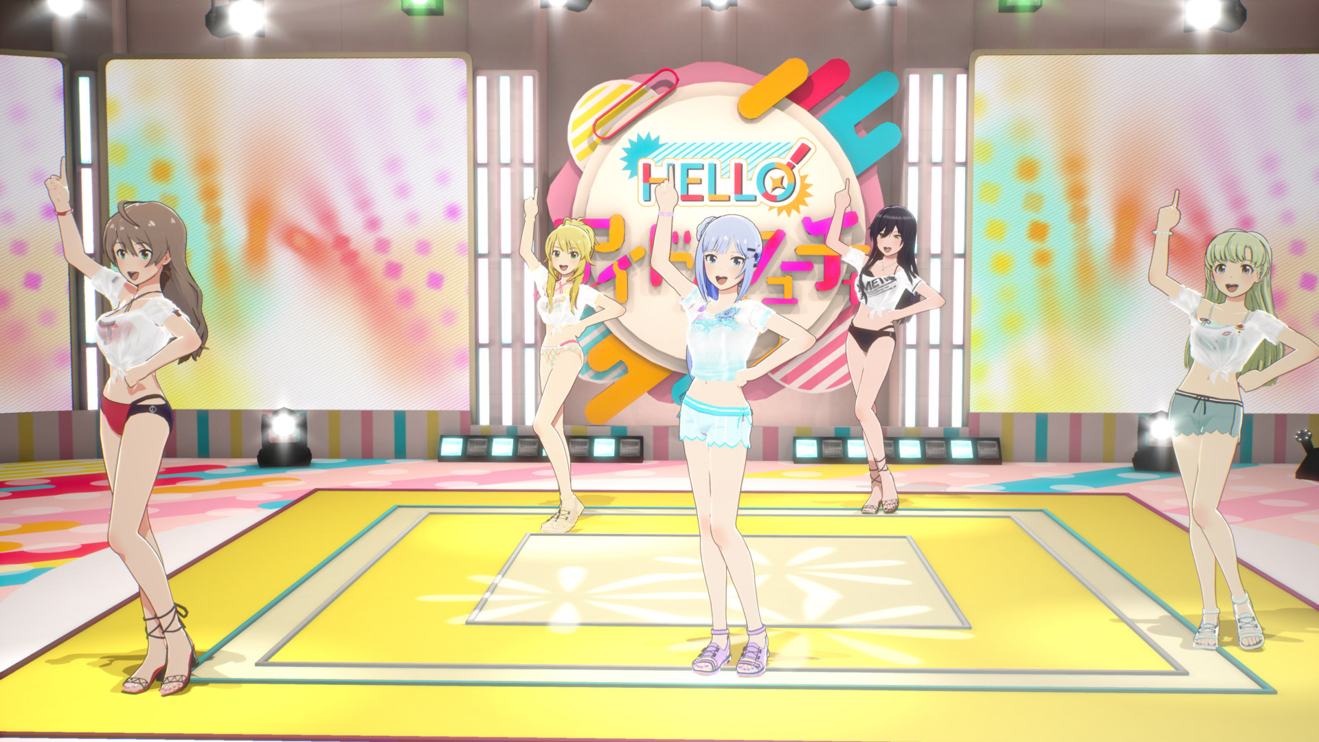 Prism Swimsuit Meguru Over Retro Girl Dream Mod for THE IDOLM@STER ...