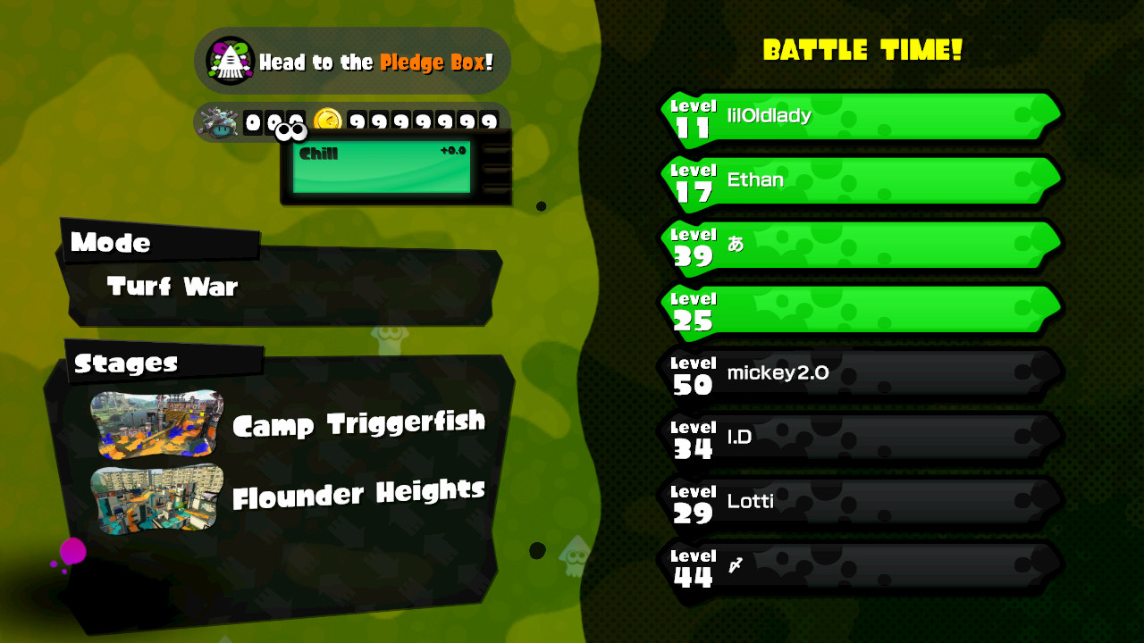 Green & Black Color lock Colours Mod for Splatoon | Splatoon Mods