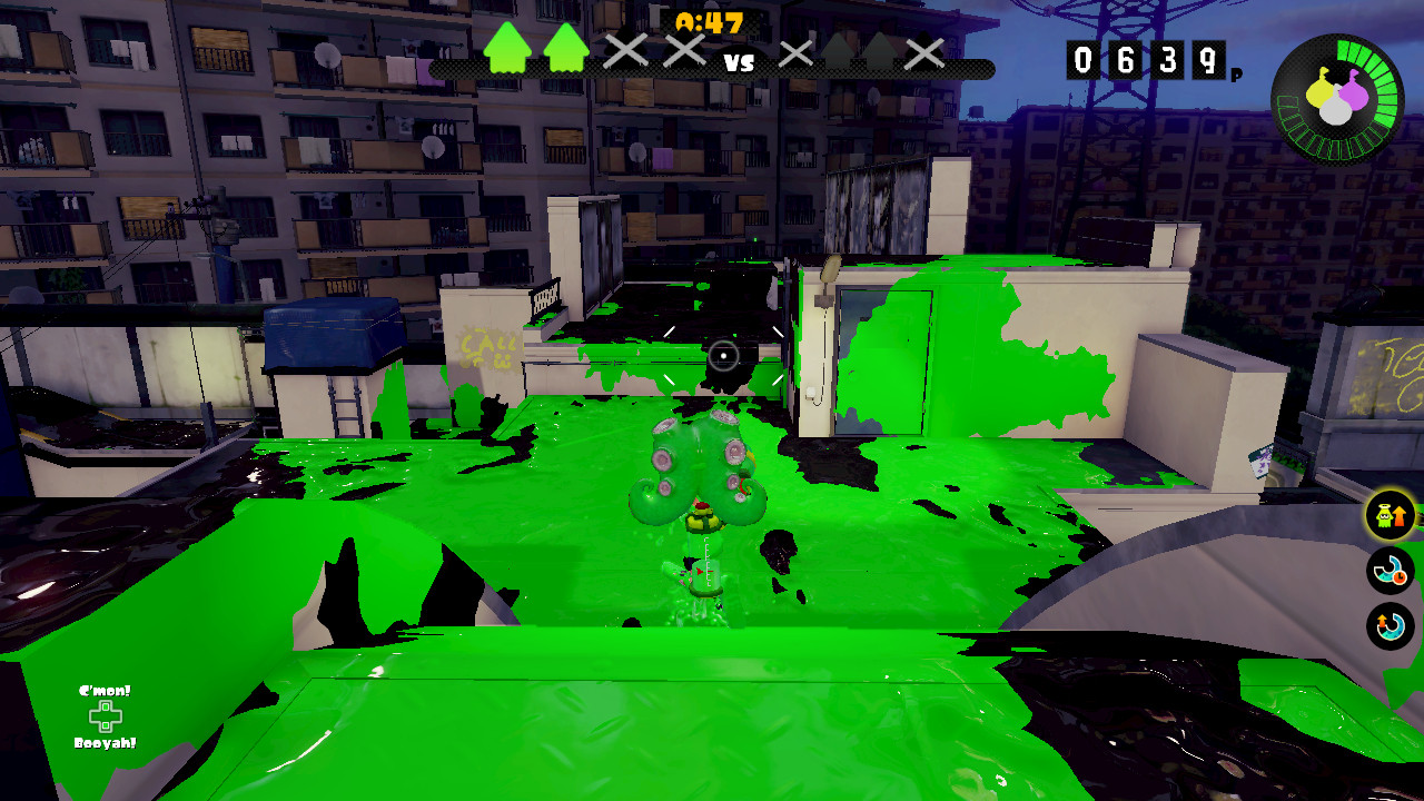 Green & Black Color lock Colours Mod for Splatoon | Splatoon Mods