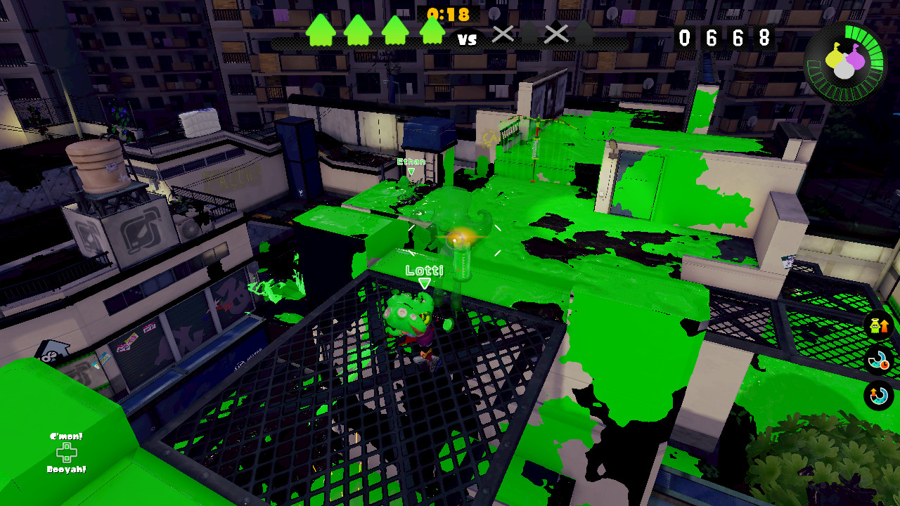 Green & Black Color lock Colours Mod for Splatoon | Splatoon Mods