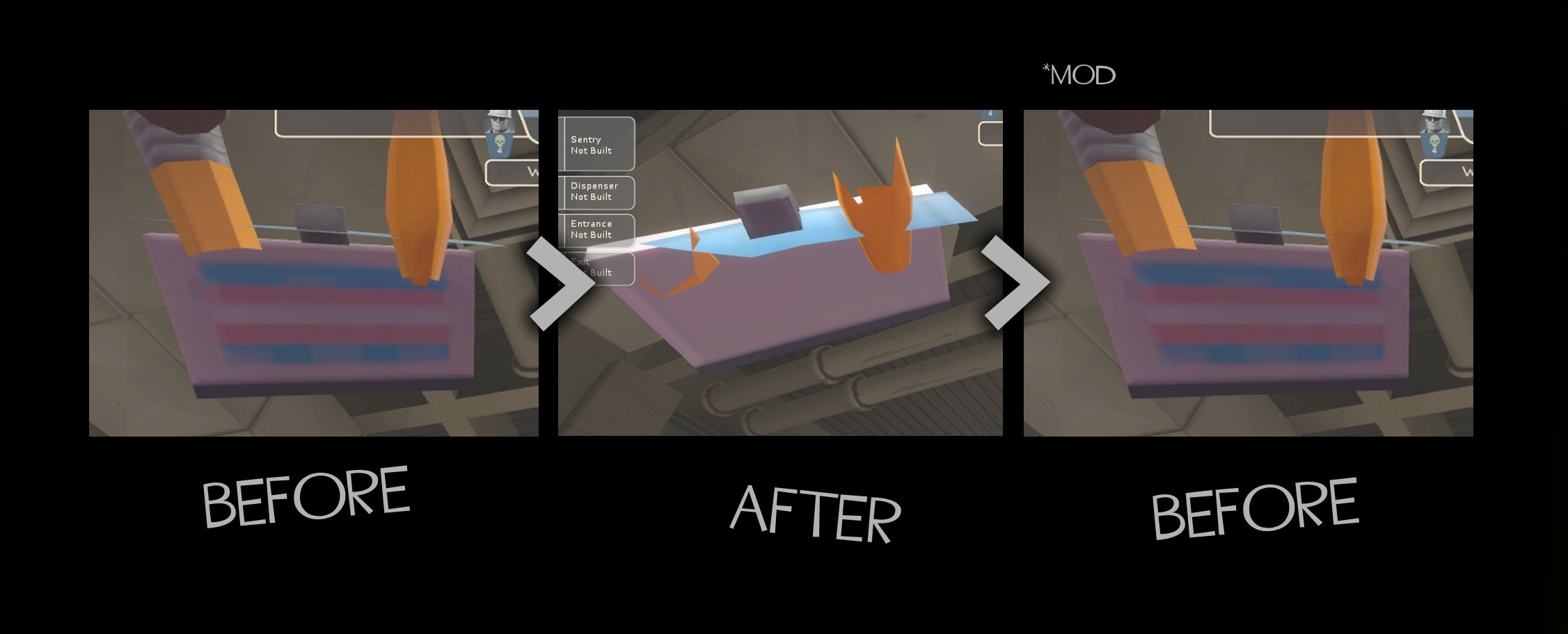 Desk Engineer Pride Flags Restored Mod for Team Fortress 2 | TF2 Mods