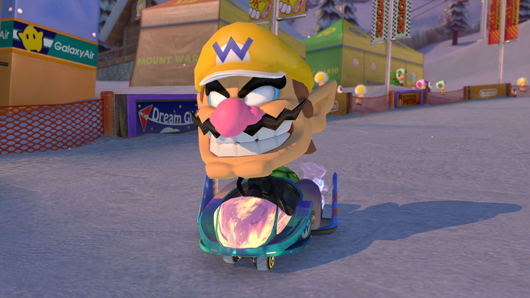 Wario Head for Mario Kart 8 Deluxe Mod for Mario Kart 8 Deluxe | MK8D Mods