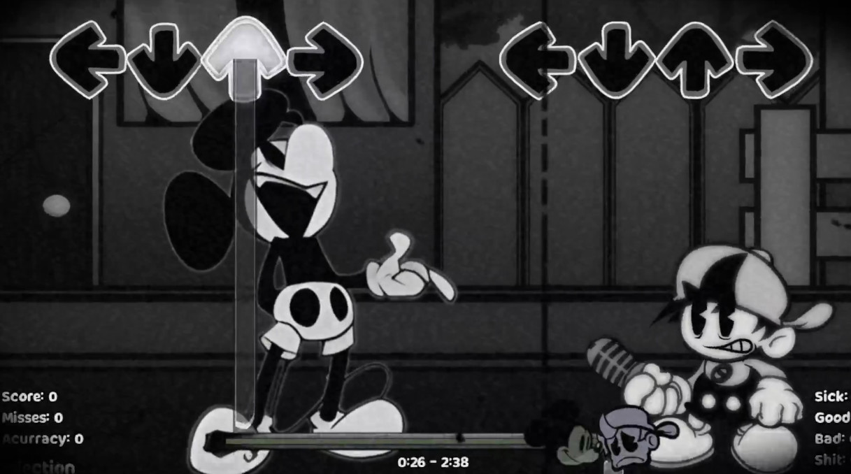 WI Mickey High Effort Sprites Mod for Friday Night Funkin' | FNF Mods