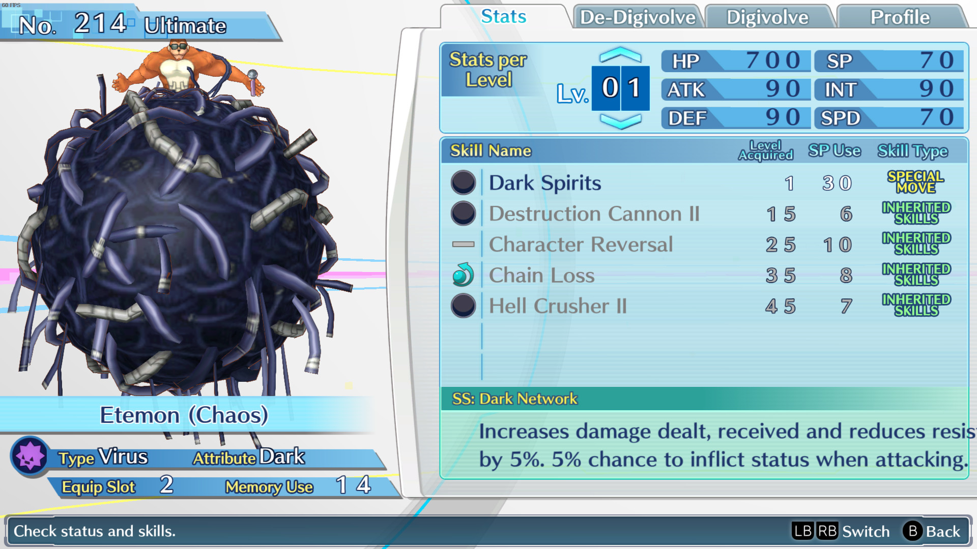 Etemon (Chaos) Mod for Digimon Story Cyber Sleuth: Complete Edition ...