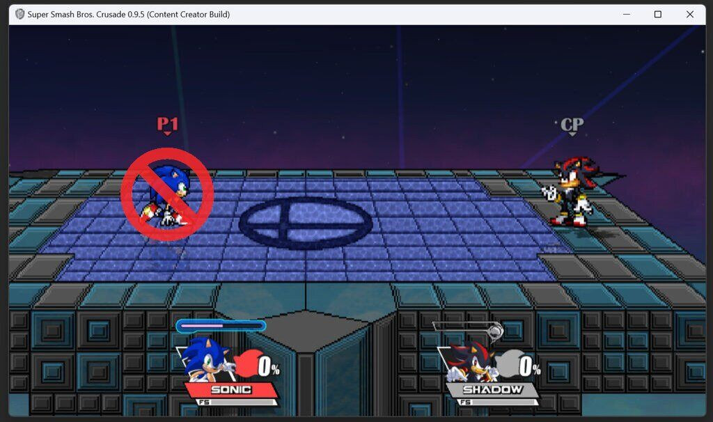 Improved Sonic Side Special for 0.9.5 Mod for Super Smash Bros. Crusade ...
