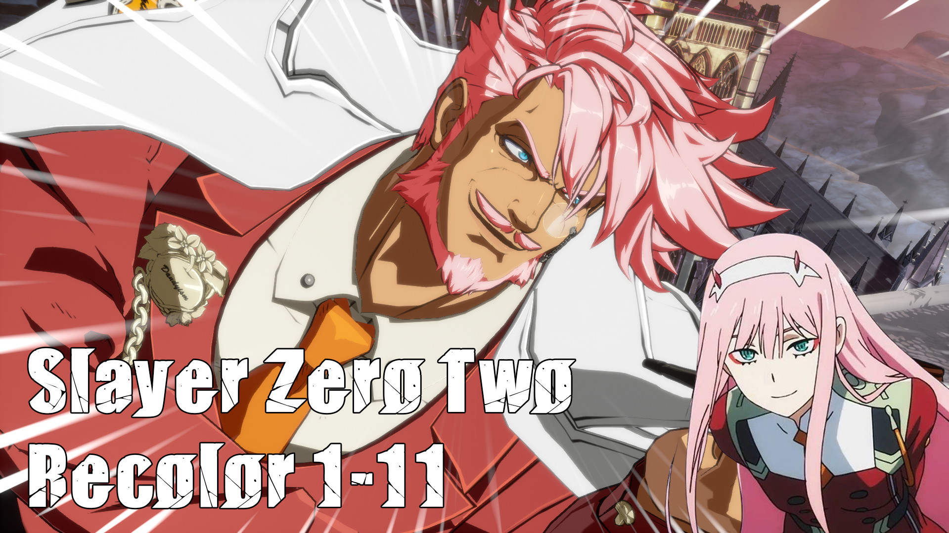 Slayer Zero Two Recolor 1-11 Mod for GUILTY GEAR -STRIVE- | GGST Mods