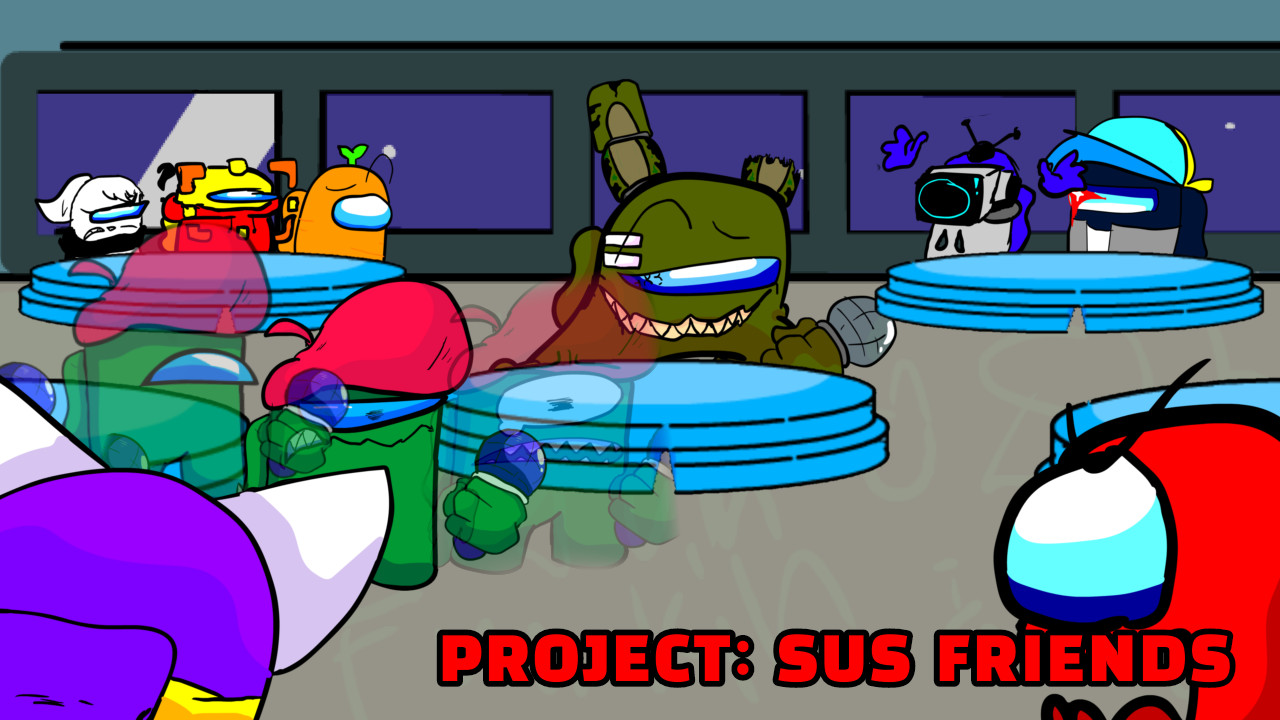 Project: SUS FRIENDS [Week 1 DEMO] Mod for Friday Night Funkin' | FNF Mods