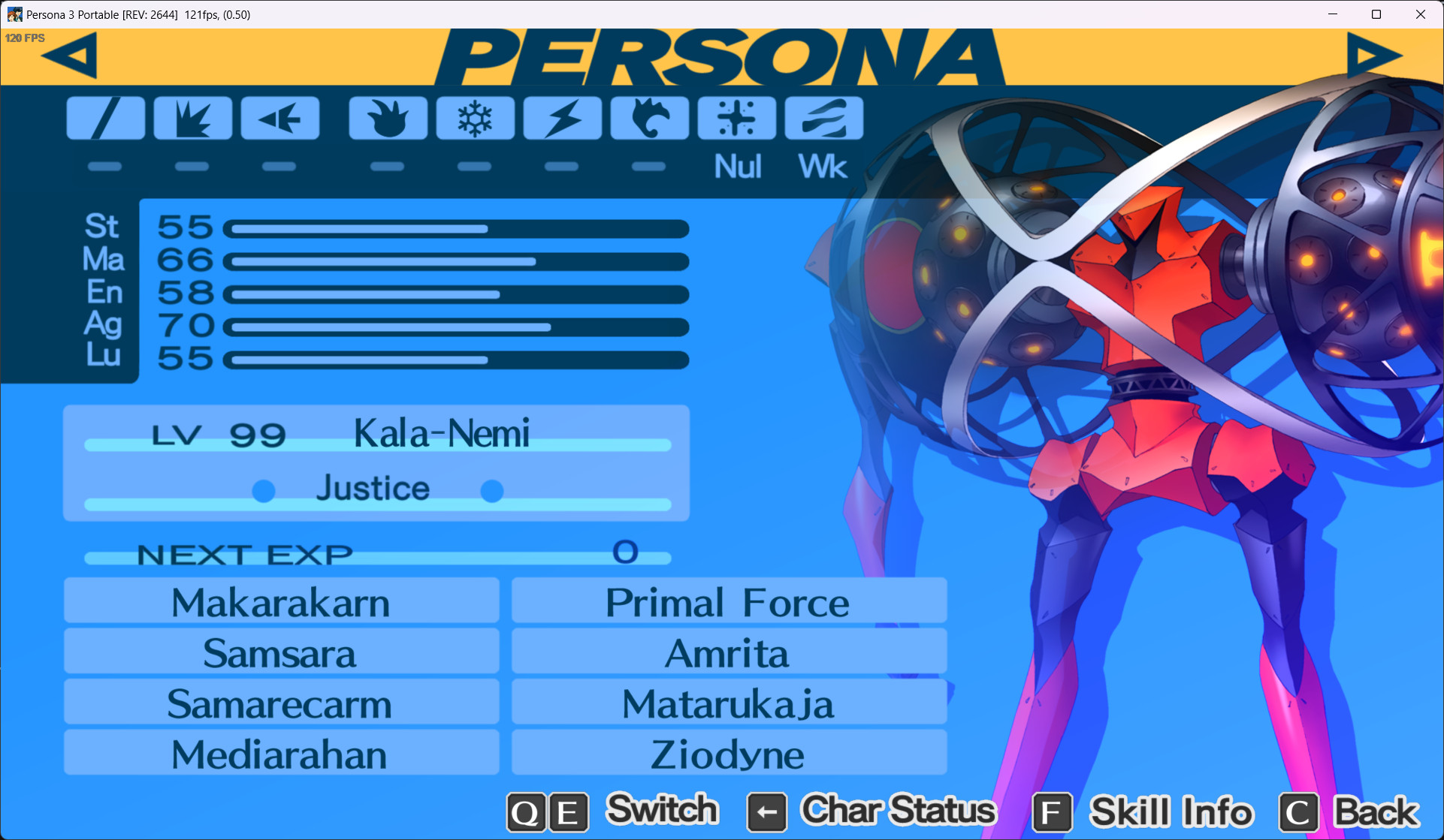 Reload Inspired Skillsets Mod for Persona 3 Portable (PC) | P3P PC Mods