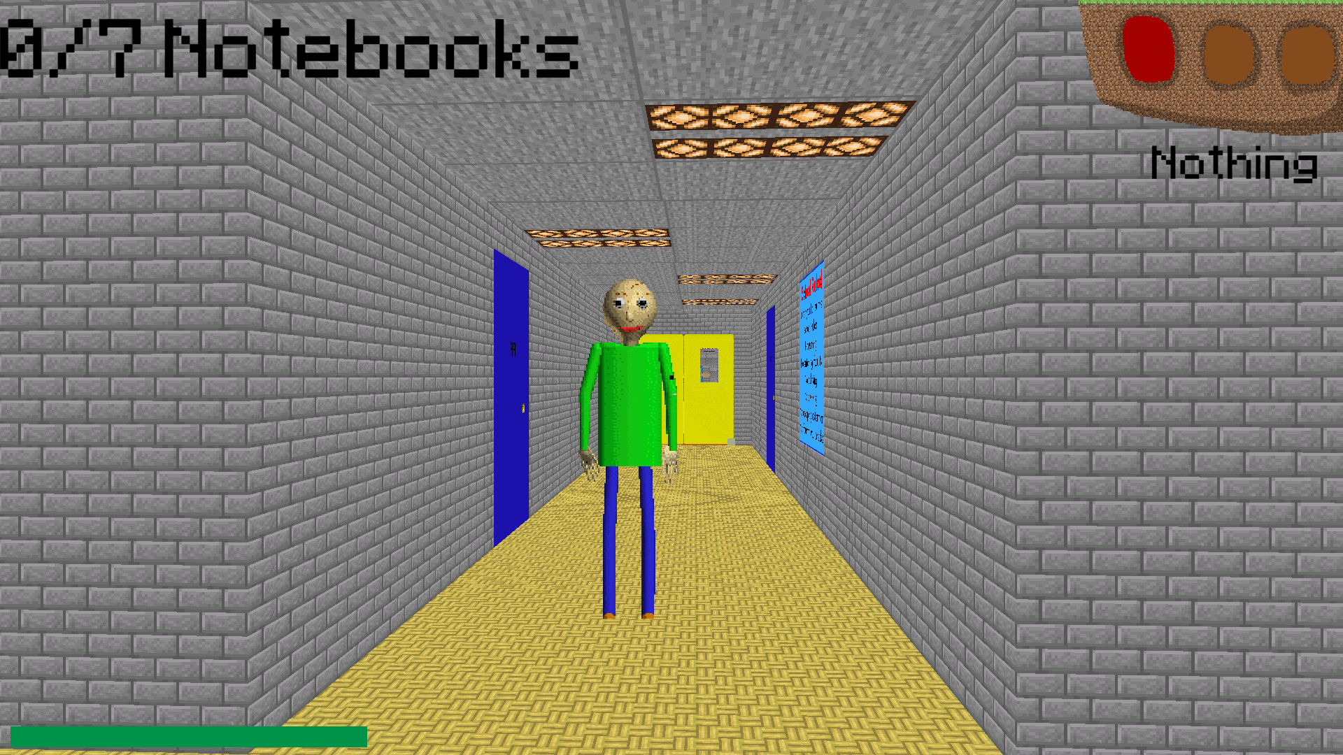 Baldi in Minecraft Mod for Baldi's Basics | Baldi Mods