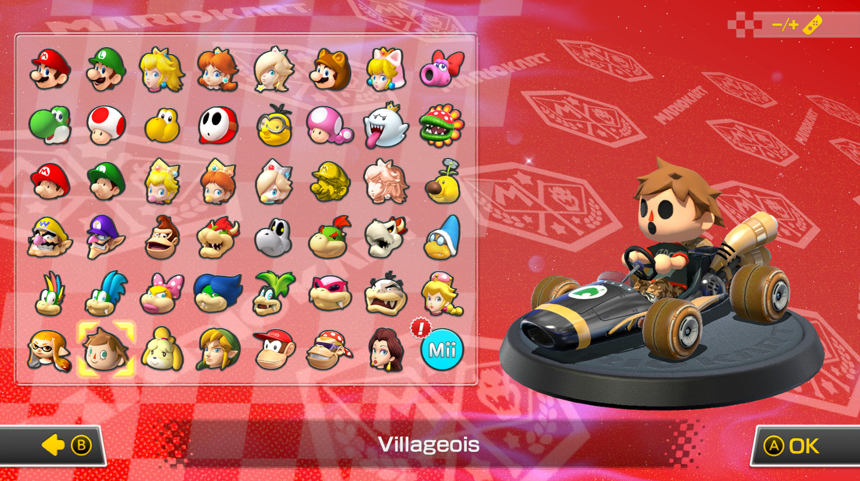 Gyroid Face For Mario Kart 8 Deluxe Mod for Mario Kart 8 Deluxe | MK8D Mods
