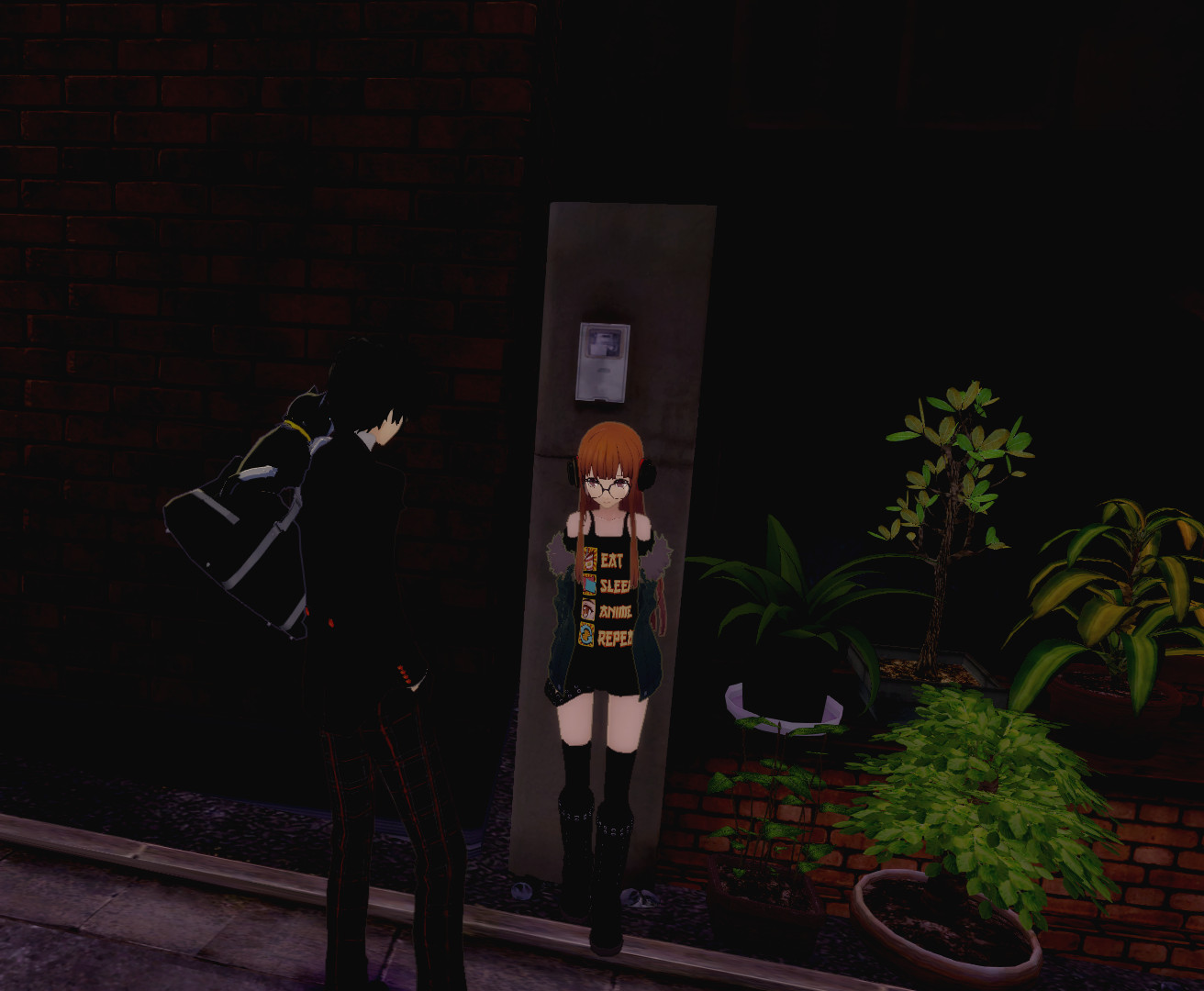 Eat Sleep Anime Futaba Mod for Persona 5 Royal (PC) | P5R (PC) Mods