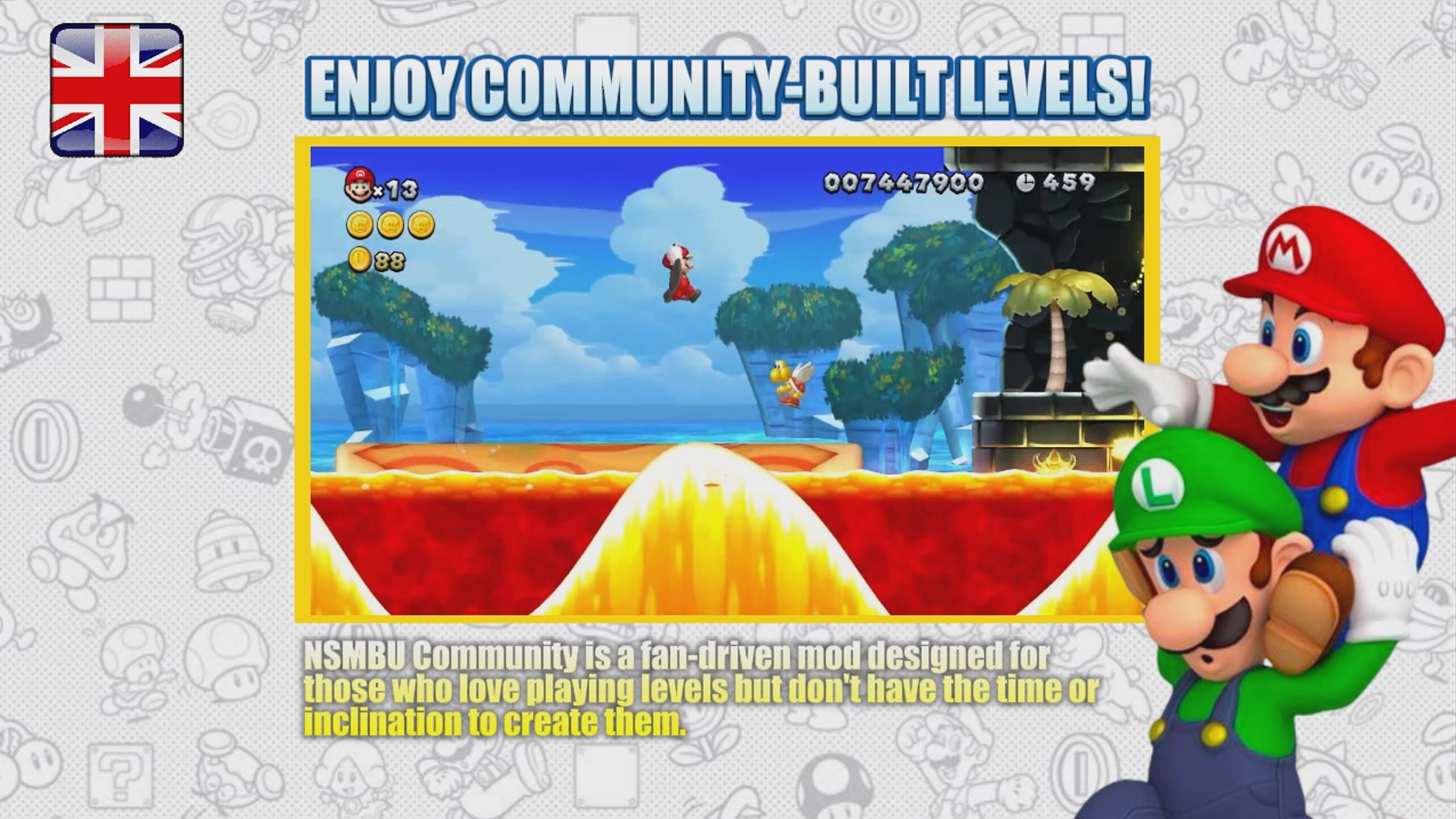 NSMBU COMMUNITY Mod for New Super Mario Bros. U / New Super Luigi U ...