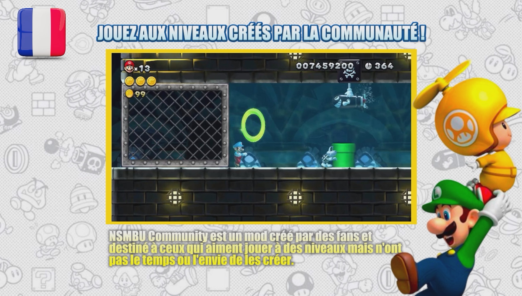 NSMBU COMMUNITY Mod for New Super Mario Bros. U / New Super Luigi U ...