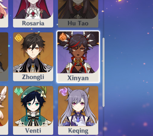 Icons for Insert A Name's Xinyan Redesign Mod for Genshin Impact | GI Mods