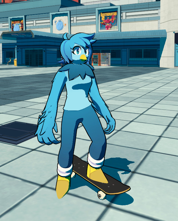 Martlet (Undertale Yellow) Mod for Bomb Rush Cyberfunk | BRC Mods