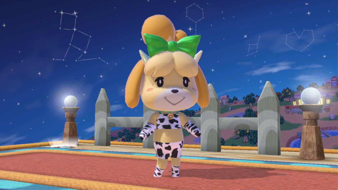 Isabelle (Moo Moo Farm) Mod for Super Smash Bros. Ultimate | SSBU Mods