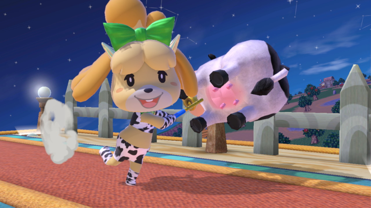 Isabelle (Moo Moo Farm) Mod for Super Smash Bros. Ultimate | SSBU Mods