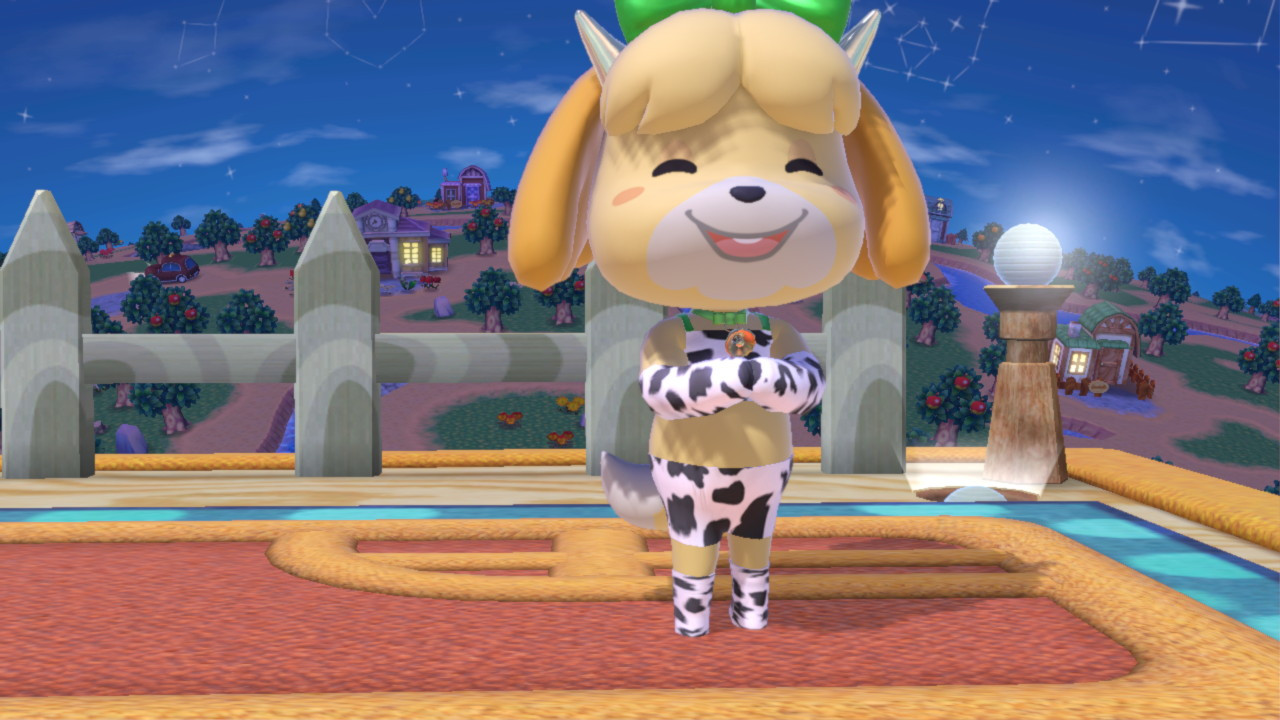 Isabelle (Moo Moo Farm) Mod for Super Smash Bros. Ultimate | SSBU Mods