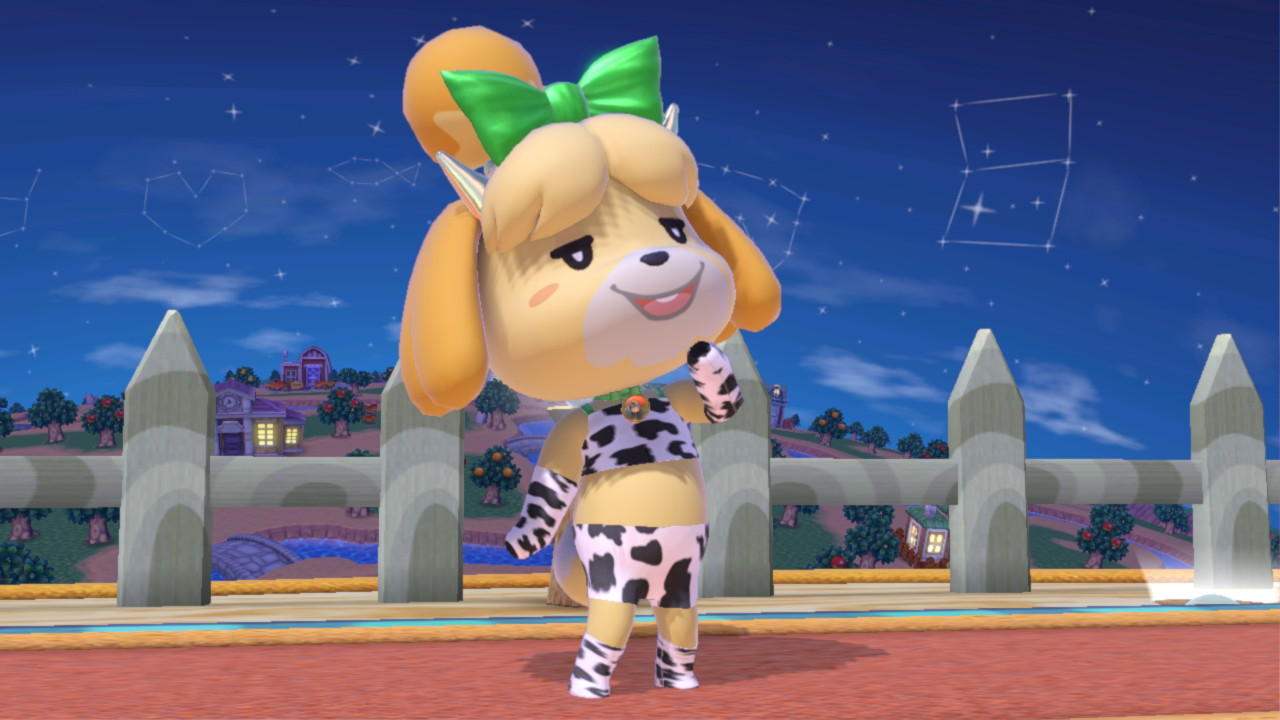 Isabelle (Moo Moo Farm) Mod for Super Smash Bros. Ultimate | SSBU Mods