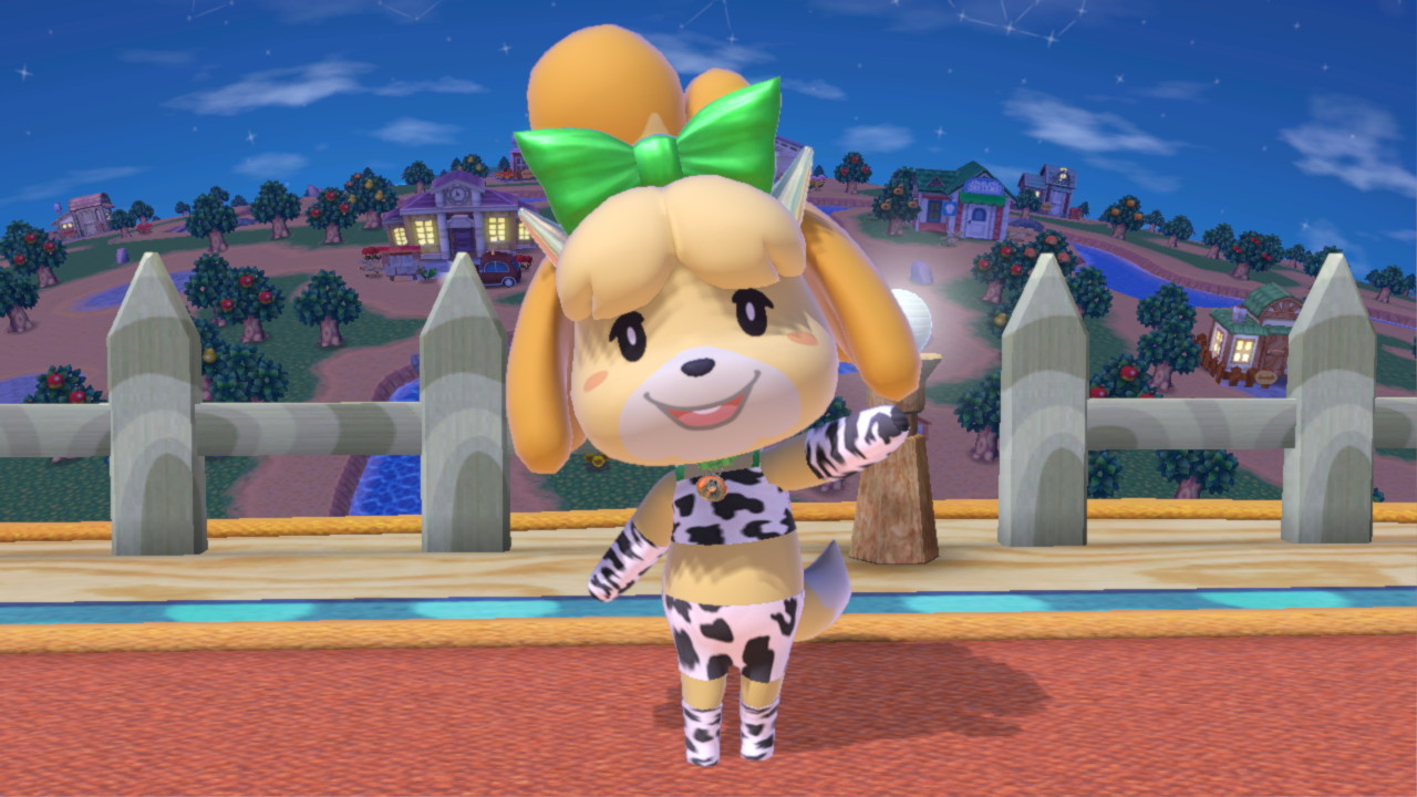 Isabelle (Moo Moo Farm) Mod for Super Smash Bros. Ultimate | SSBU Mods