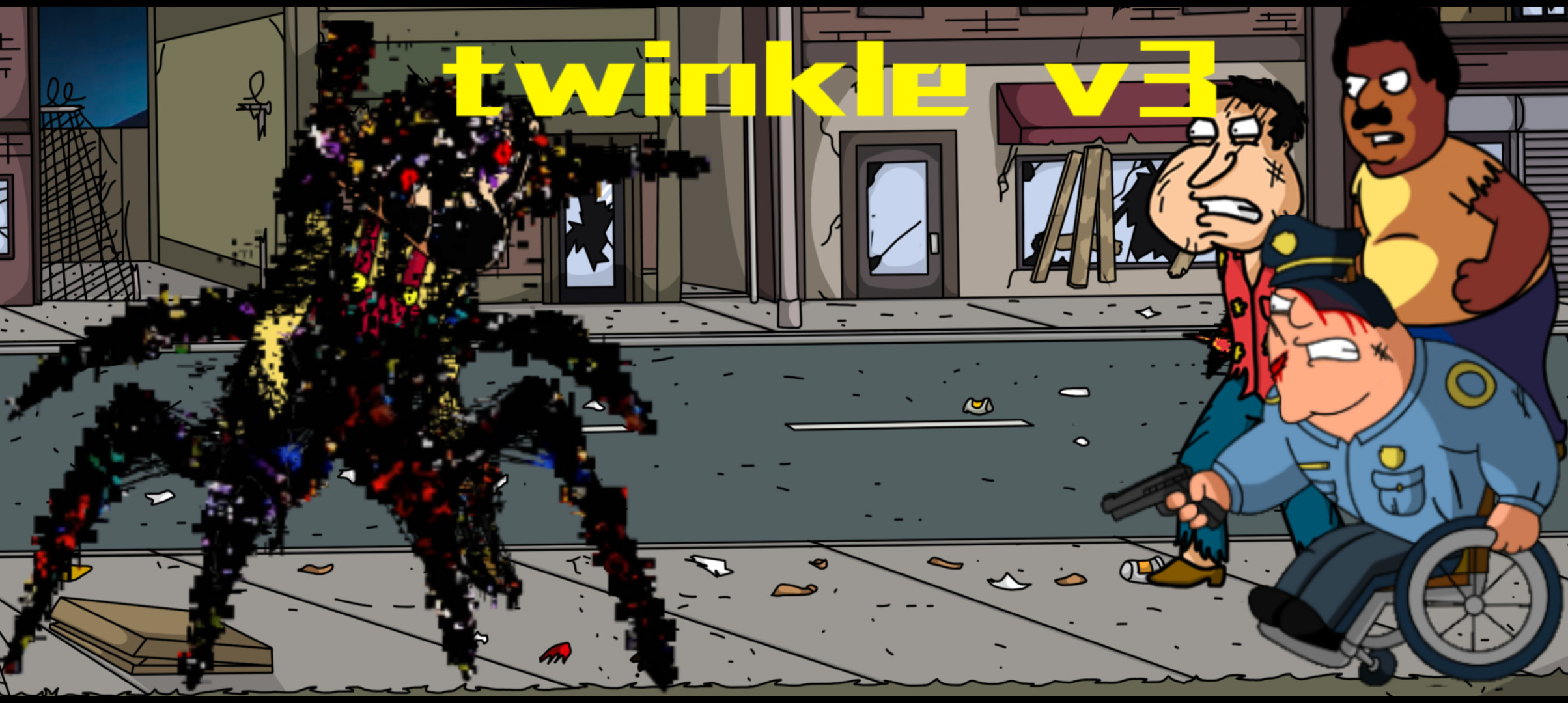 PFG Darkness Takeover Twinkle v3 Mod for Friday Night Funkin' | FNF Mods